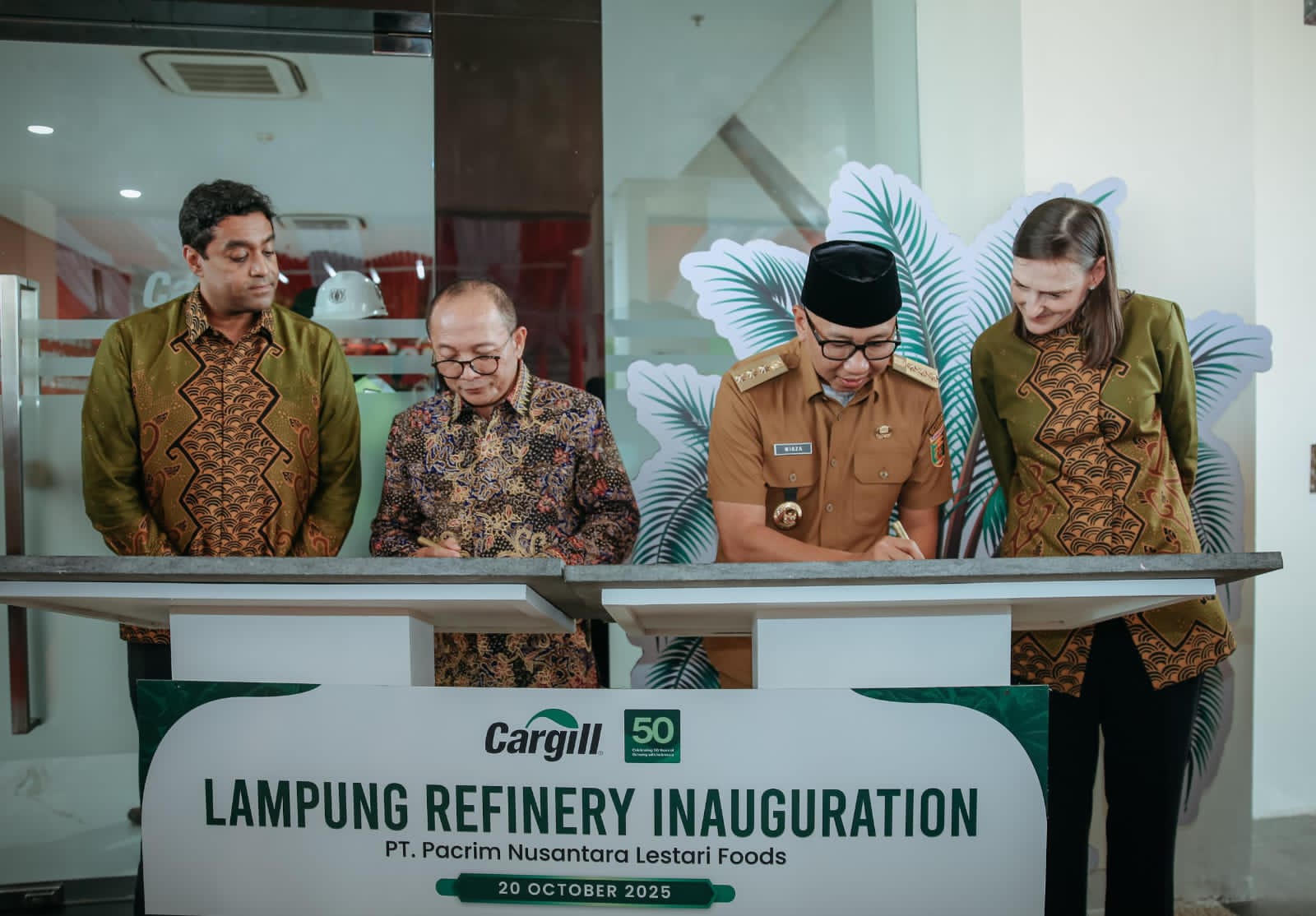 Cargill Resmikan Refinery Sawit Senilai USD 200 Juta di Lampung ...